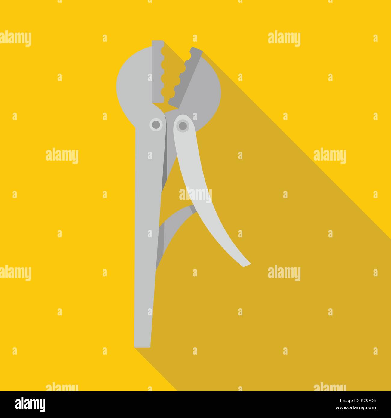 Wire cutter icon. Flat illustration of wire cutter vector icon for web ...