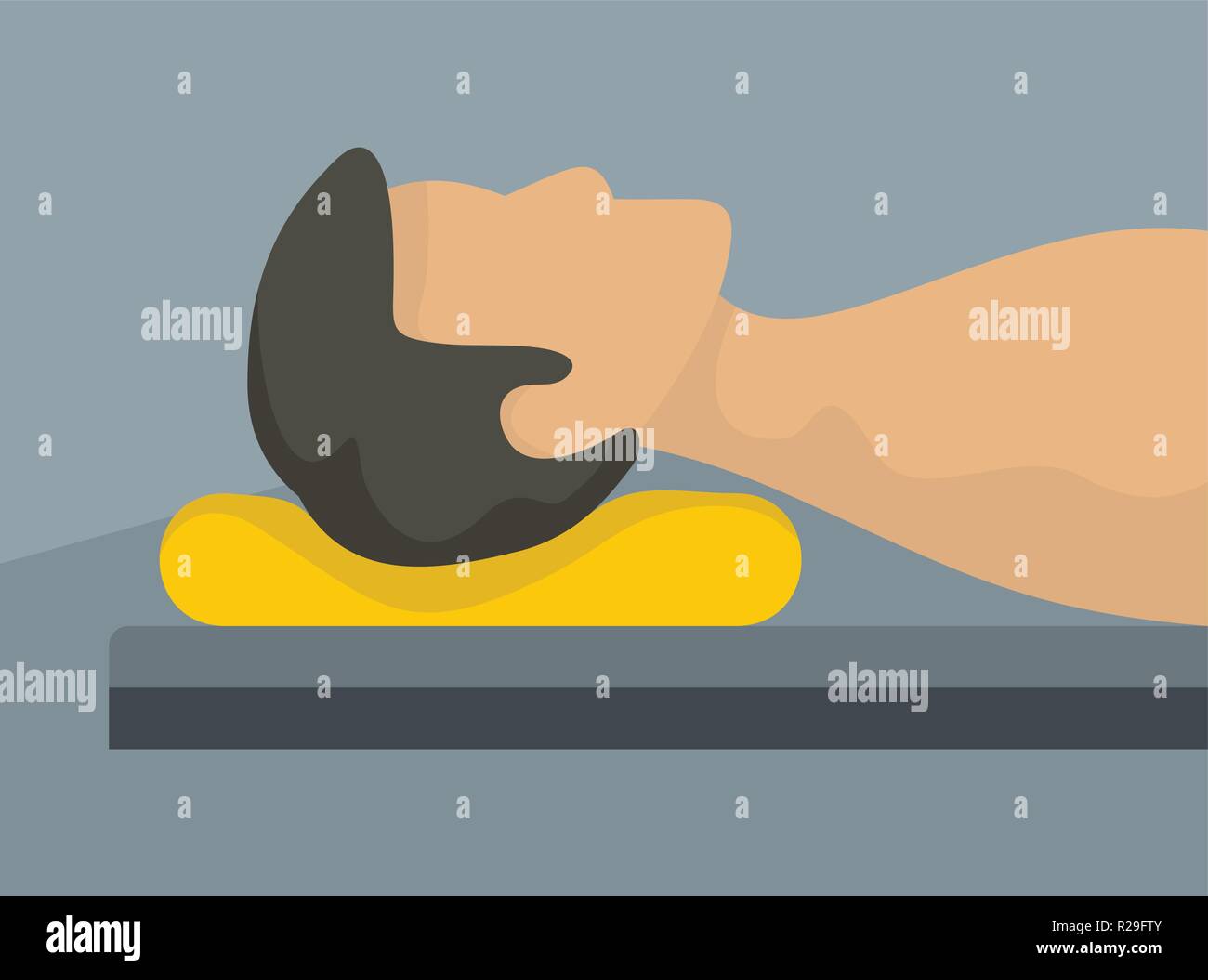Lying man icon. Flat illustration of lying man vector icon for web ...