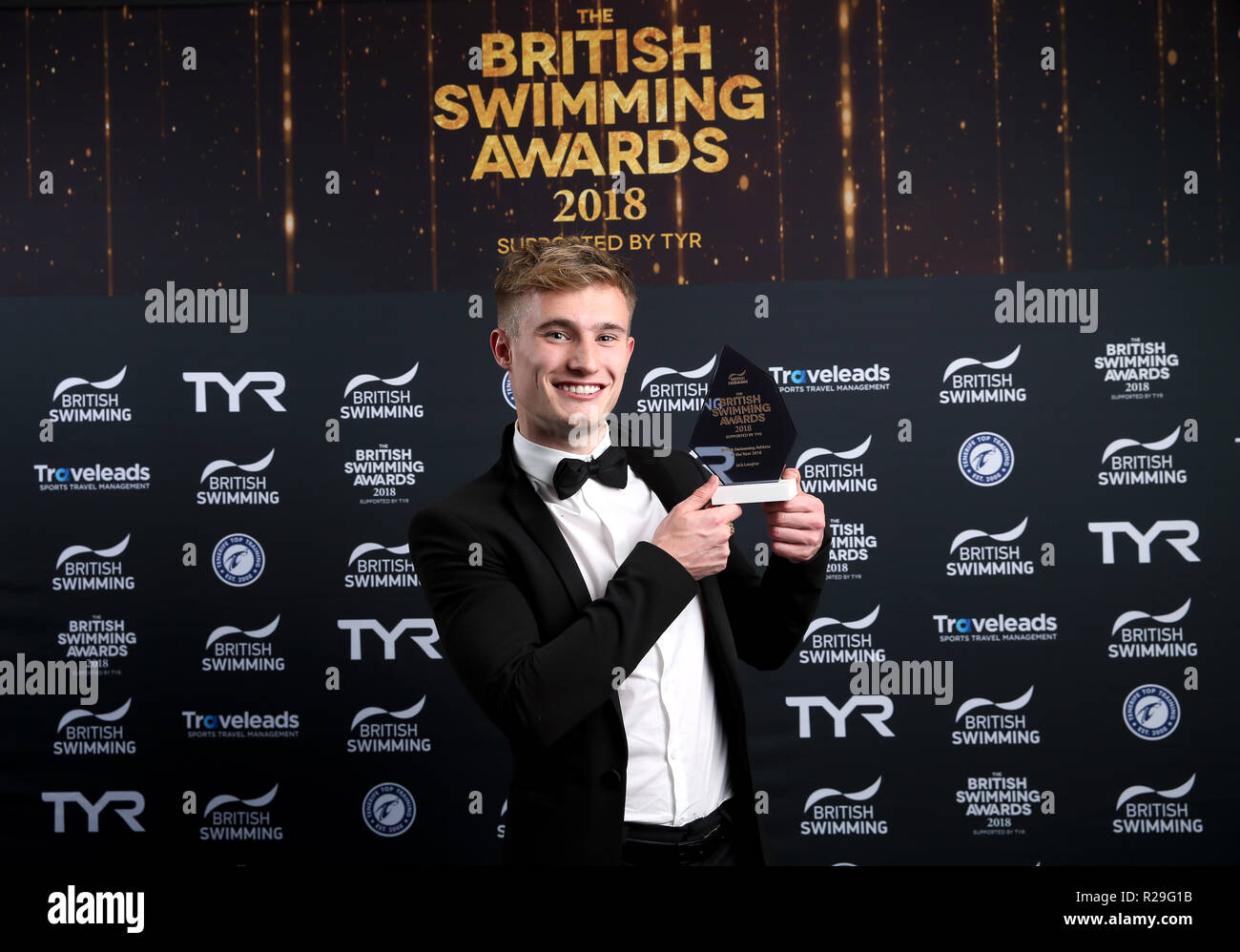 British Swimming athlete of the year winner Jack Laugher during the ...
