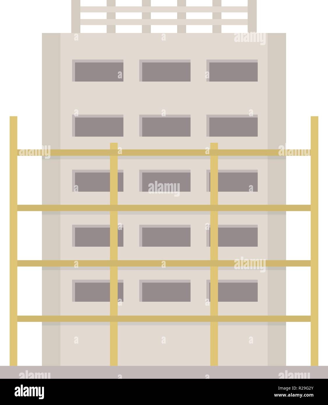 House project icon. Flat illustration of house project vector icon for ...