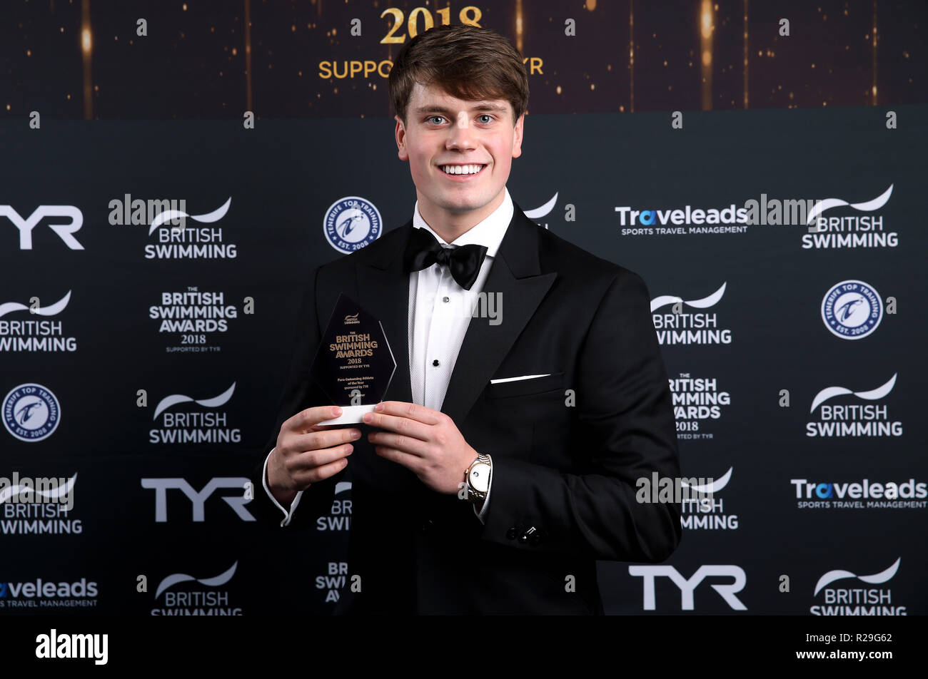 Para swimming athlete year winner tom hamer hi-res stock photography ...