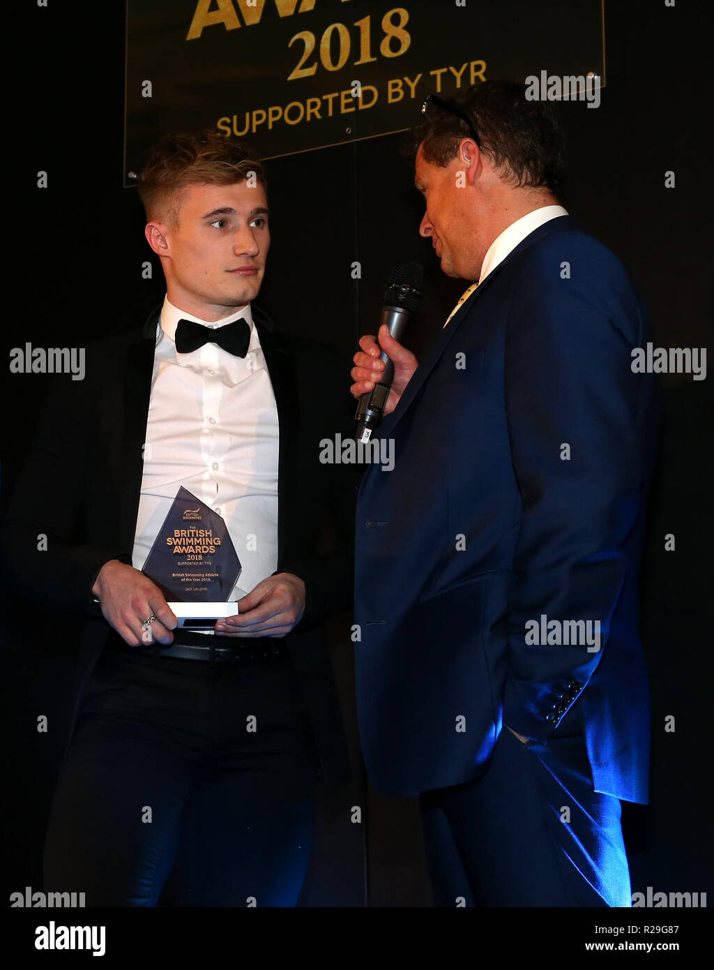 British swimming athlete year winner jack laugher hi-res stock ...