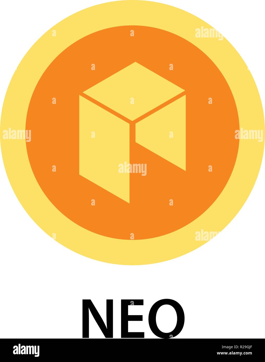 Neo icon. Flat illustration of neo vector icon for web Stock Vector ...