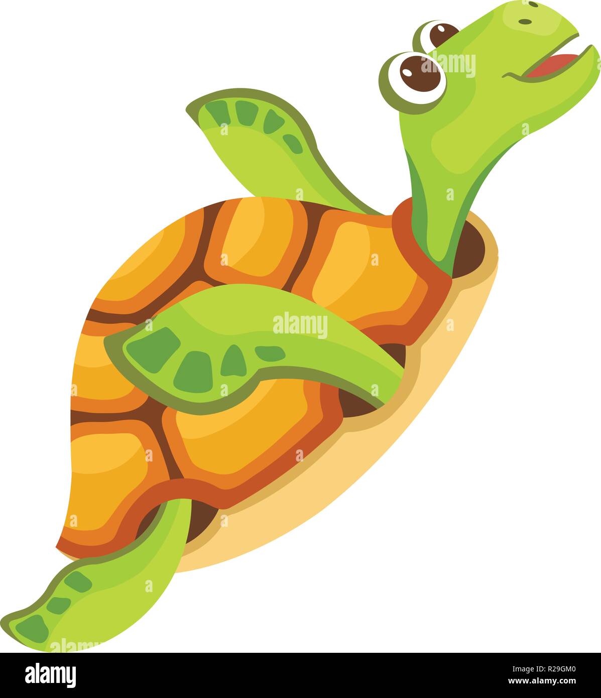 Happy Turtle Clipart