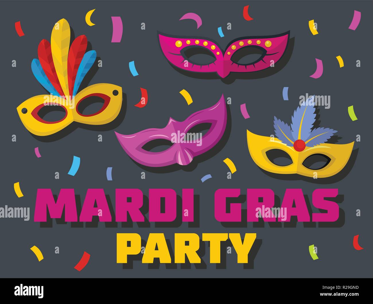Carnival show logo. Flat illustration of carnival show vector logo for ...