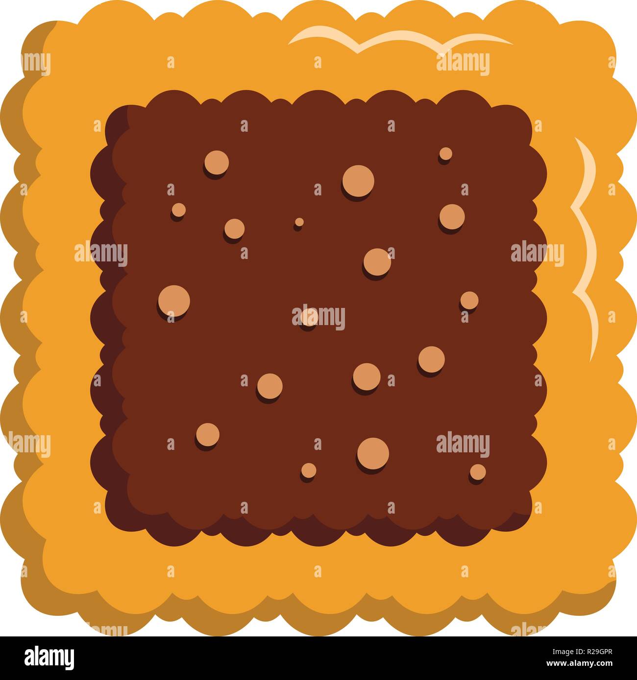 All butter shortbread biscuit Stock Vector Images - Alamy
