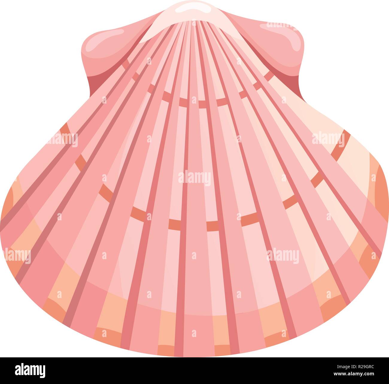 Nature shell icon. Cartoon illustration of nature shell vector icon for ...