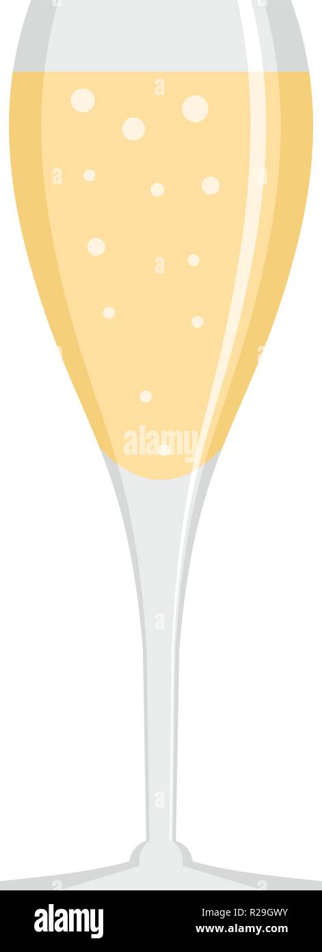 Full glass icon. Flat illustration of full glass vector icon for web ...