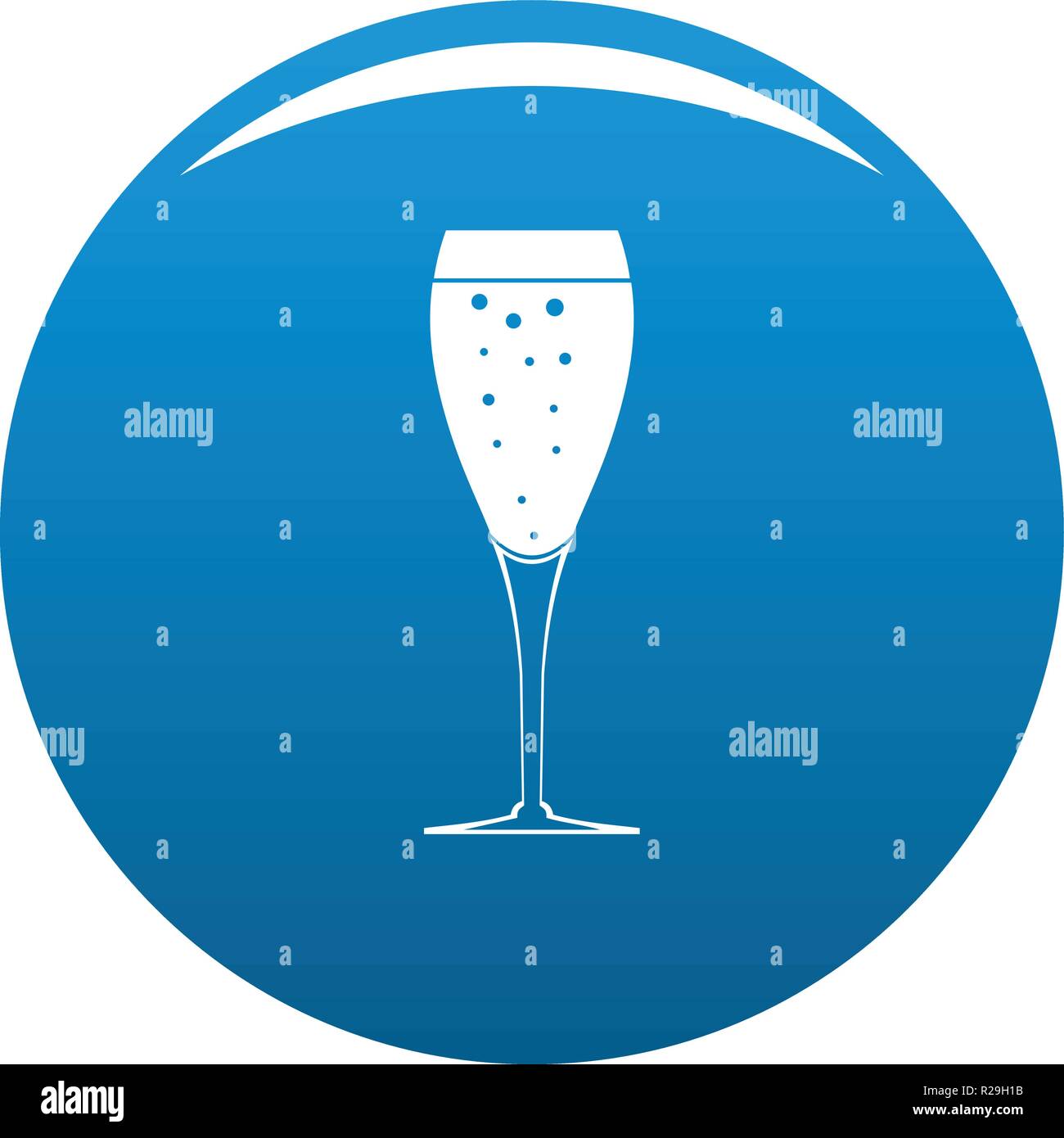 Full glass icon. Simple illustration of full glass vector icon for any ...