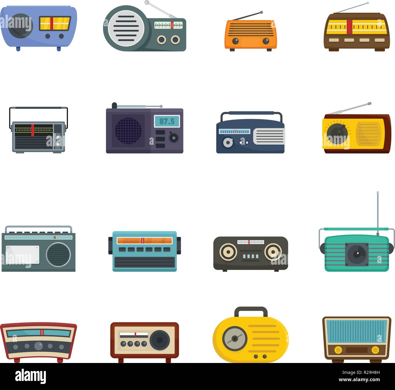 Old model radio device hi-res stock photography and images - Alamy