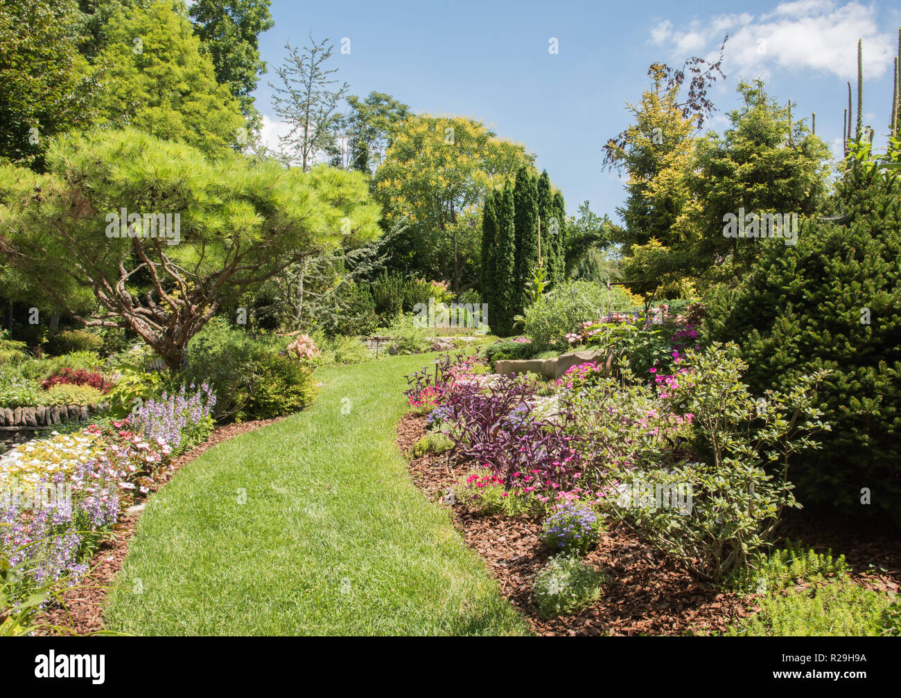 Grassy flower beds hi-res stock photography and images - Alamy