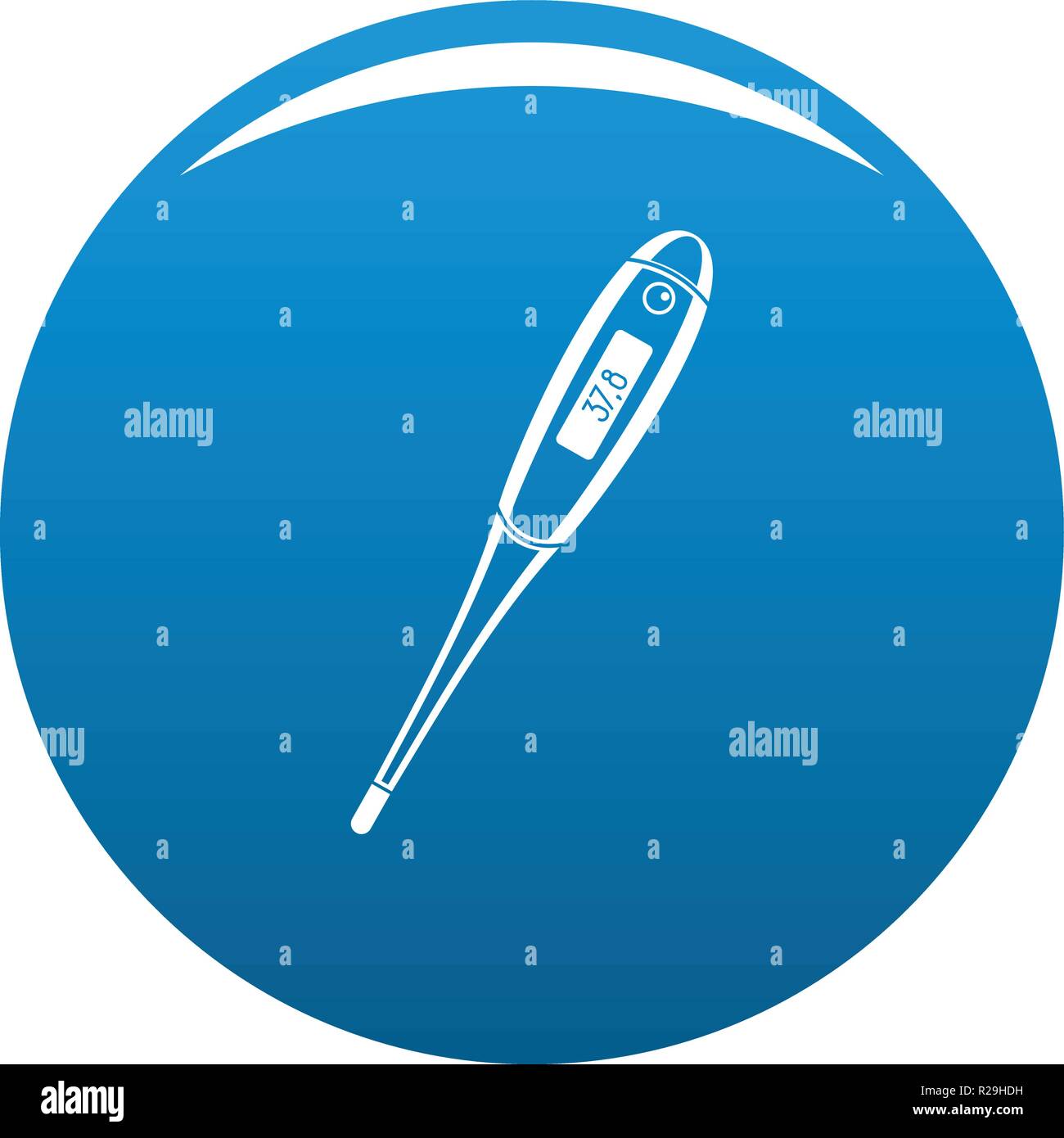 Digital thermometer icon. Simple illustration of digital thermometer ...