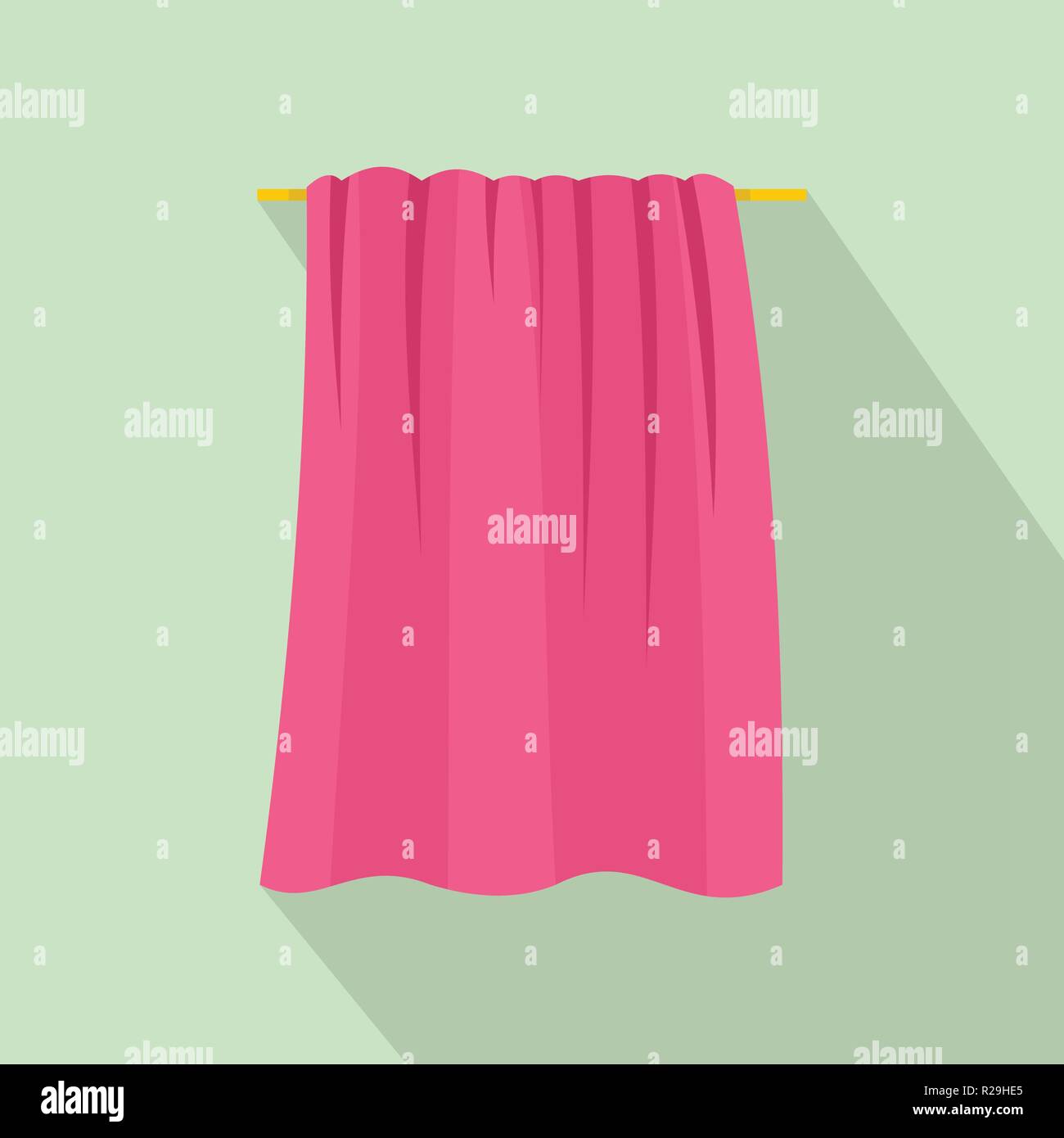 Baby towel icon. Flat illustration of baby towel vector icon for web ...