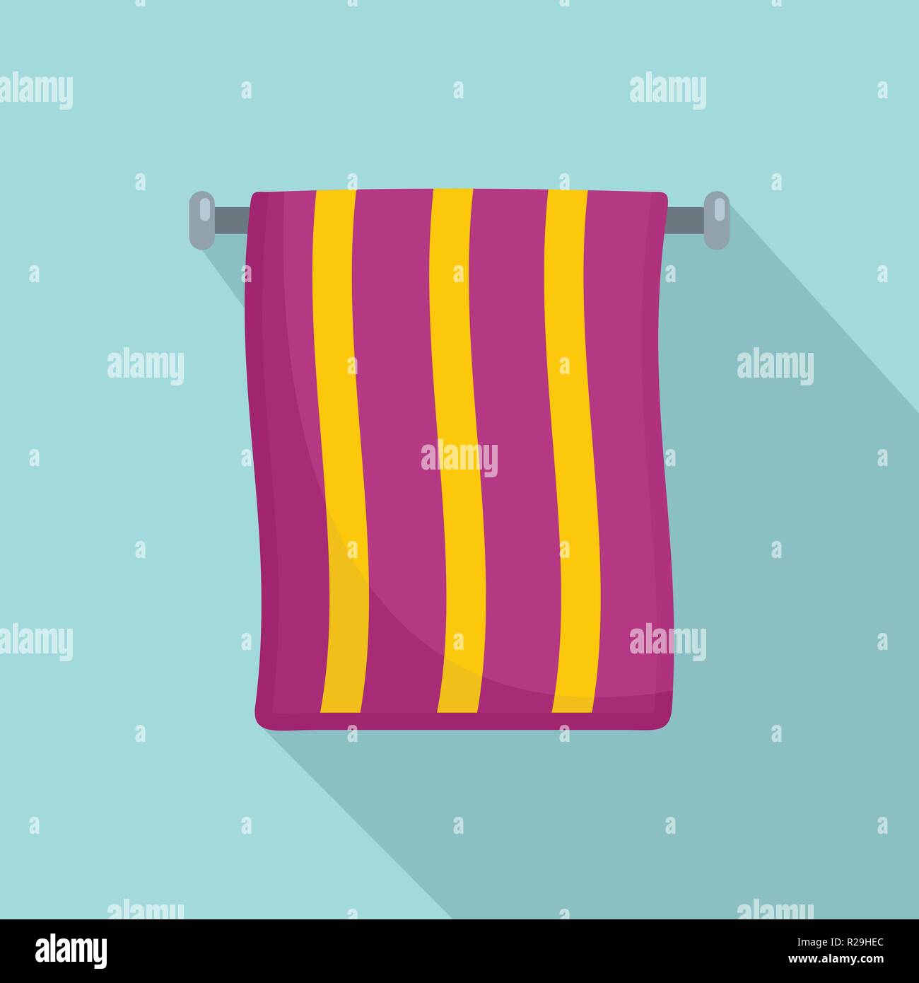 Luxury bathroom towel rack Stock Vector Images - Alamy