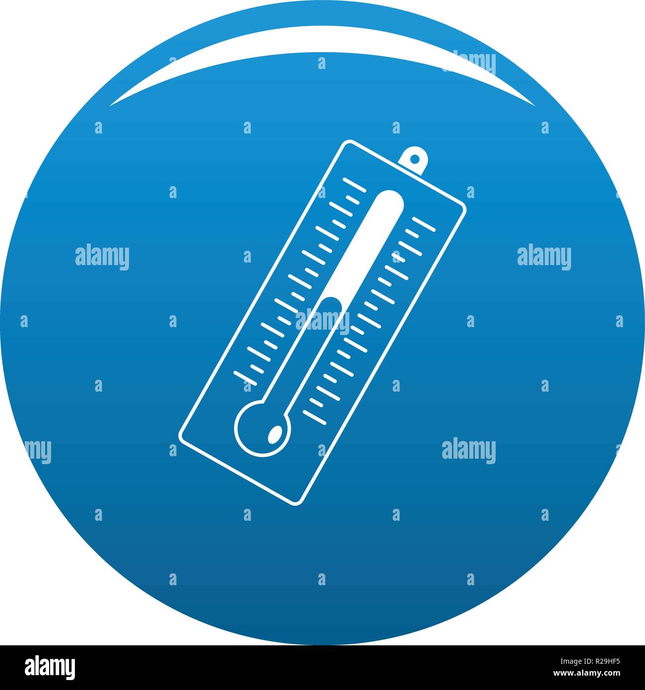 Big thermometer icon. Simple illustration of big thermometer vector ...