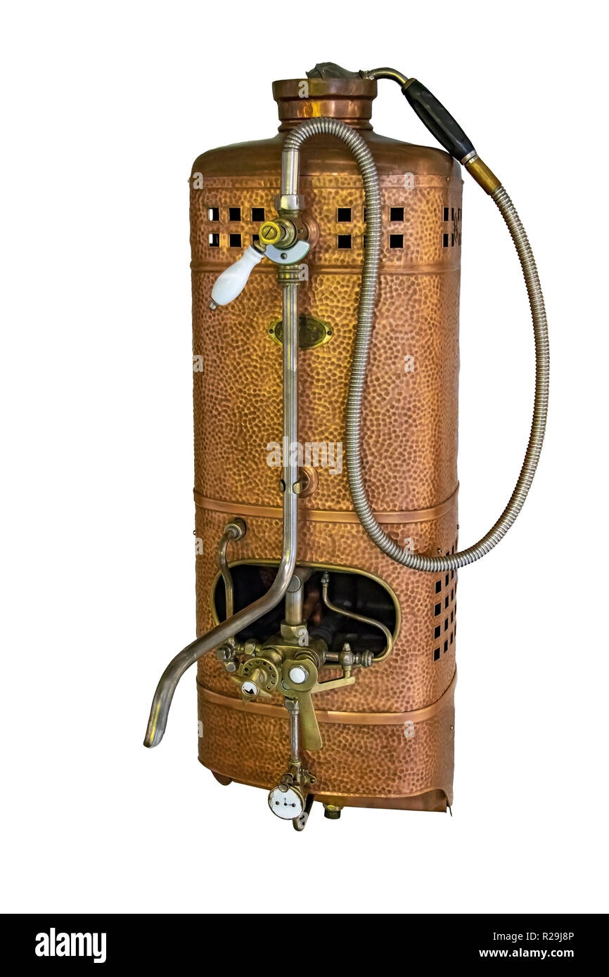 Antique water boiler hi-res stock photography and images - Alamy