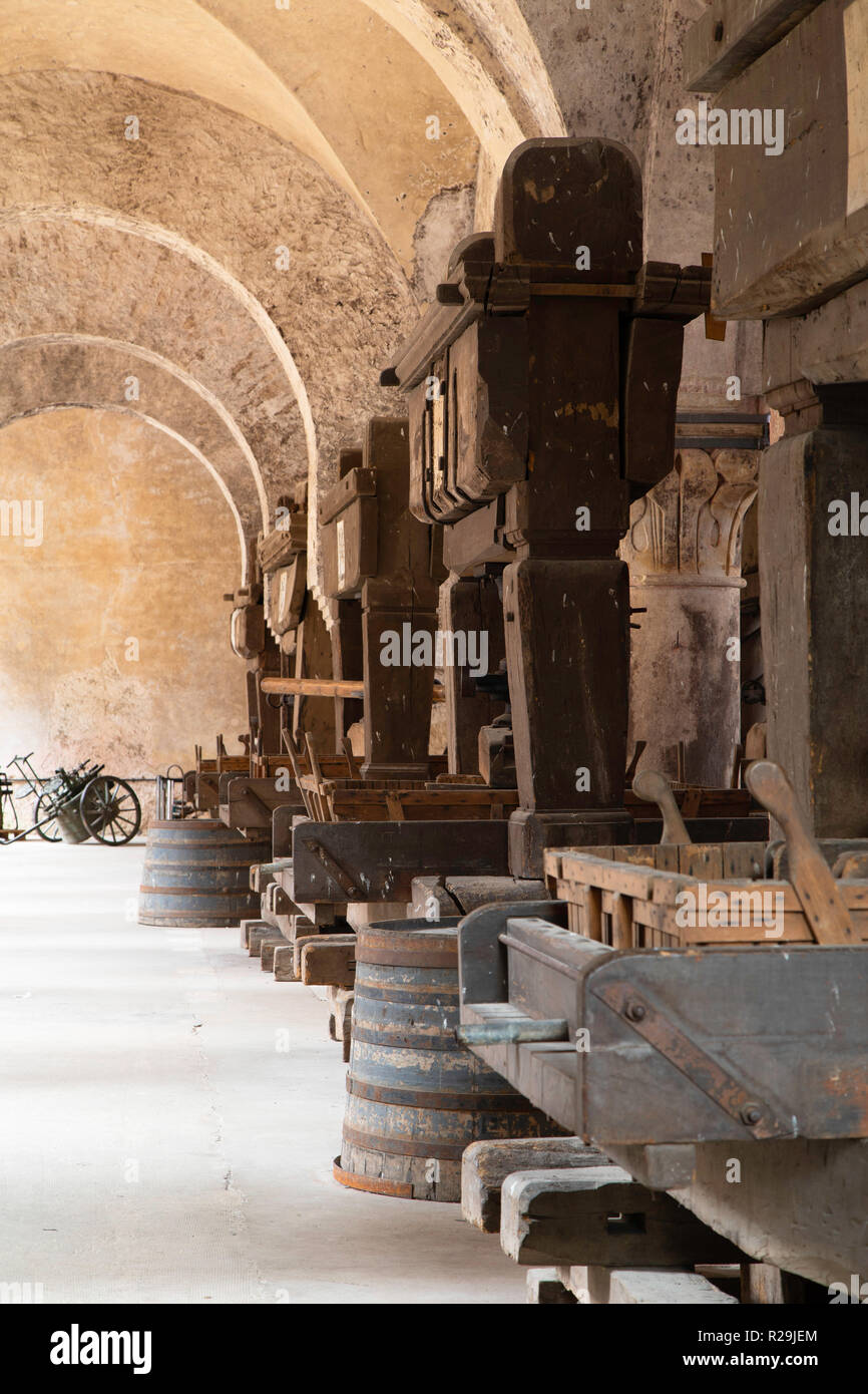 Medieval wine press hi-res stock photography and images - Alamy