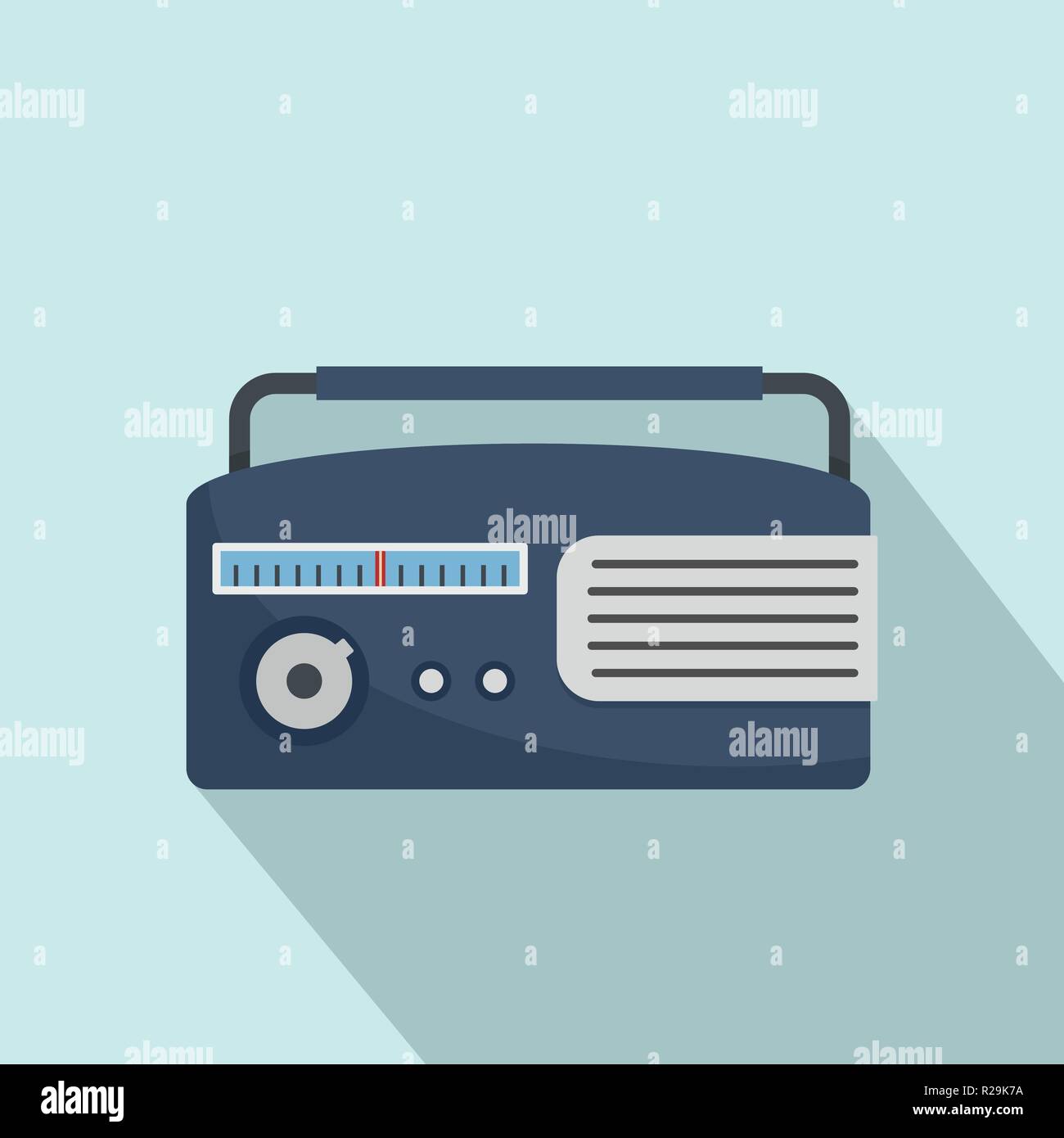 Am radio icon. Flat illustration of am radio vector icon for web design ...