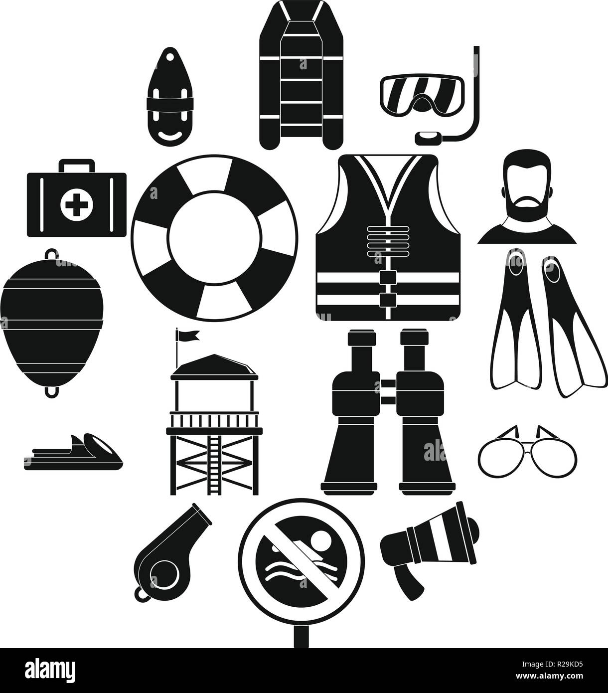 Save drowning Stock Vector Images - Alamy