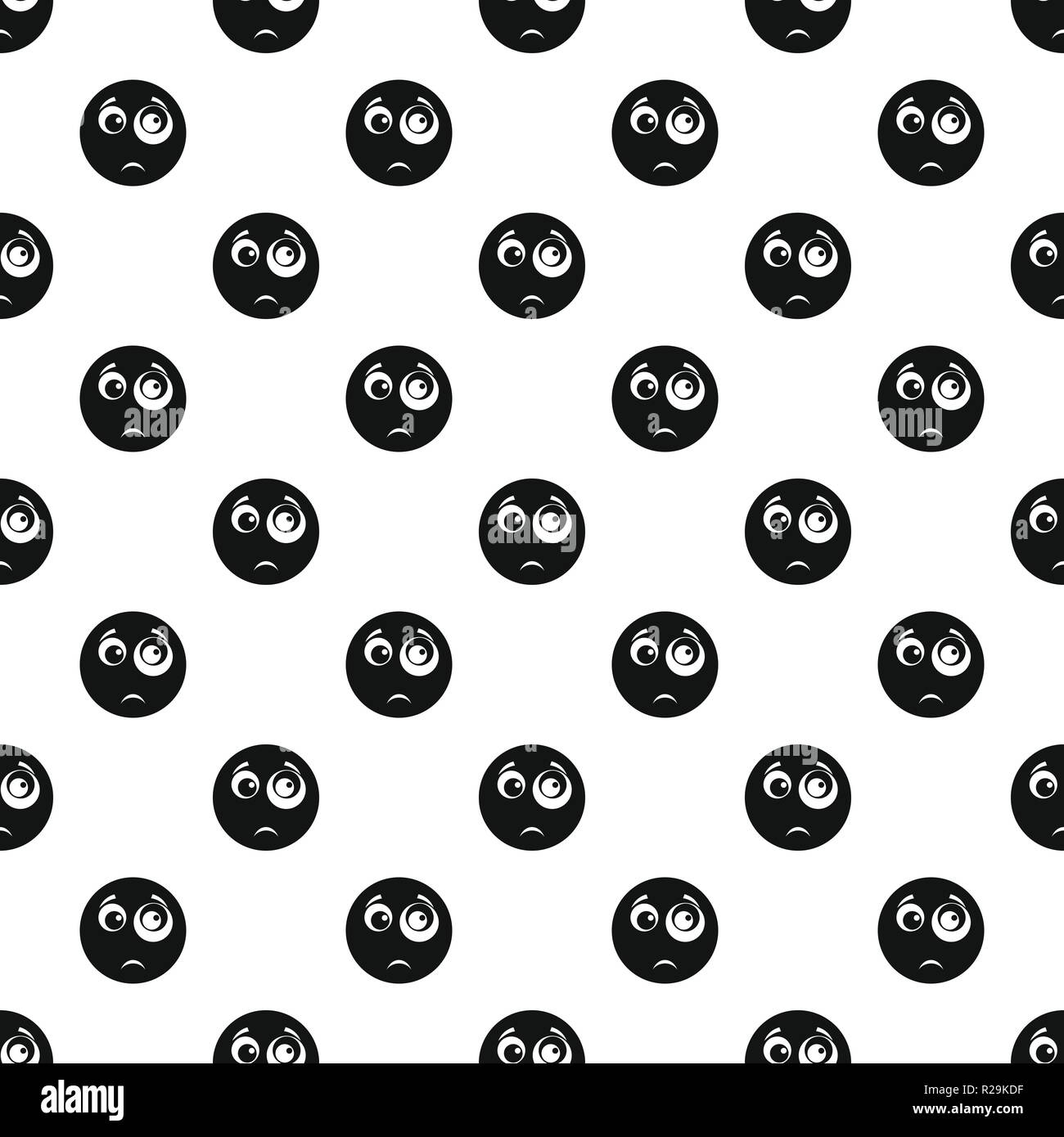 Smiley face pattern Black and White Stock Photos & Images - Alamy
