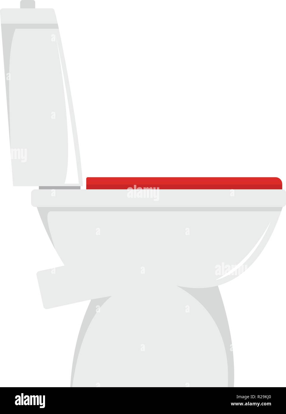 Home toilet icon. Flat illustration of home toilet vector icon for web ...