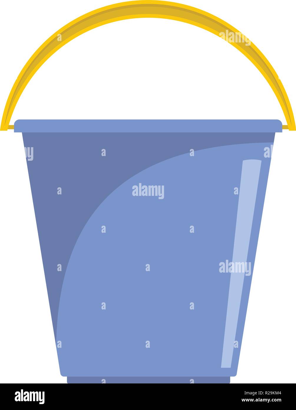 Pail icon. Flat illustration of pail vector icon for web Stock Vector ...