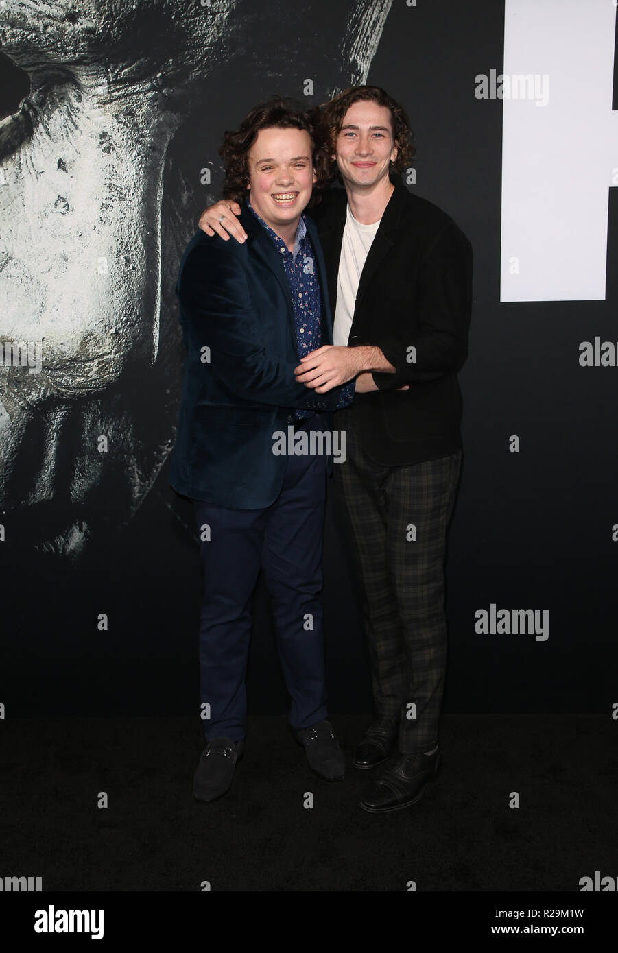 Universal Pictures' "Halloween" Premiere Featuring: Drew Scheid, Dylan ...