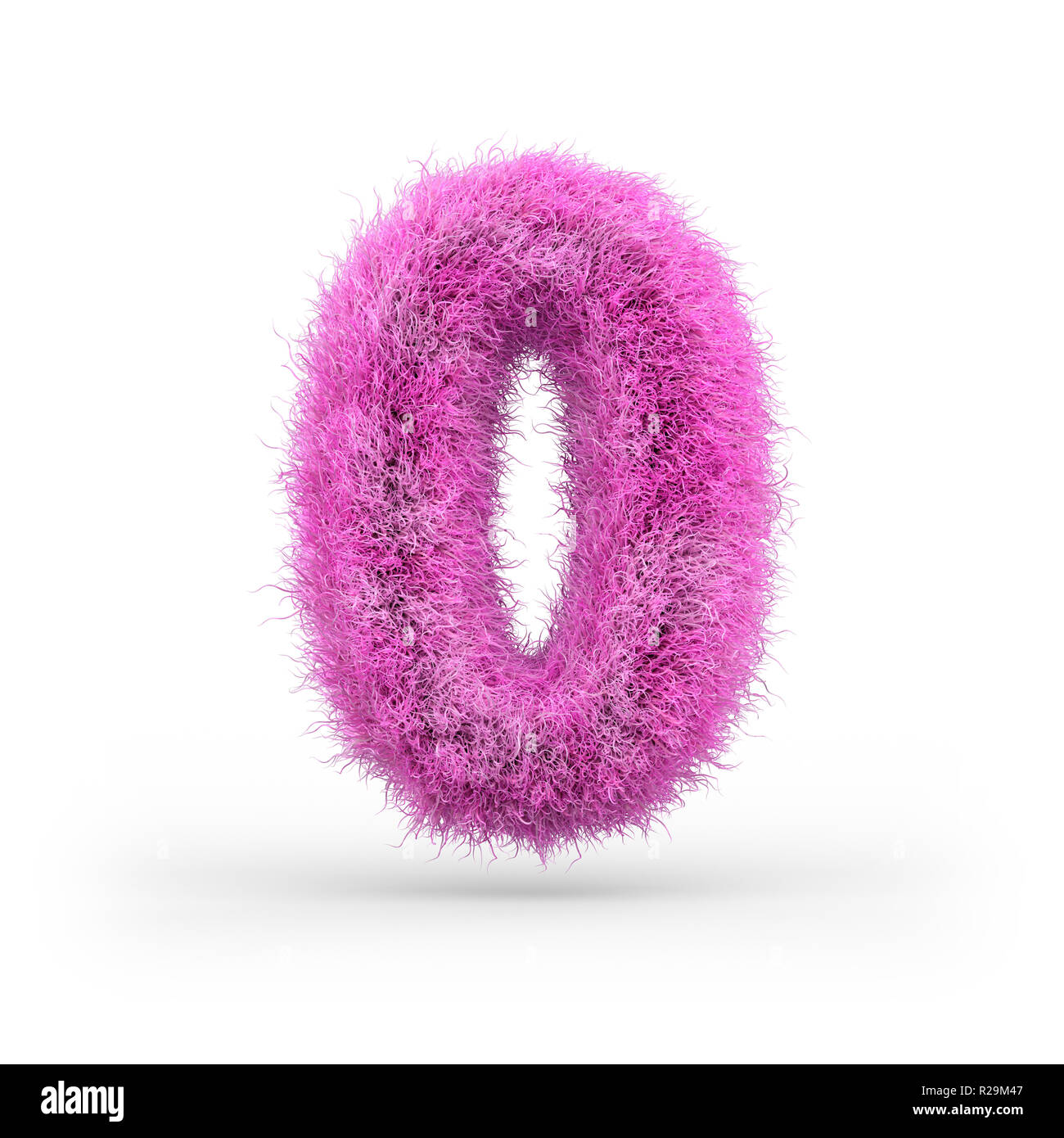 Uppercase fluffy and furry font made of fur texture for poster printing ...
