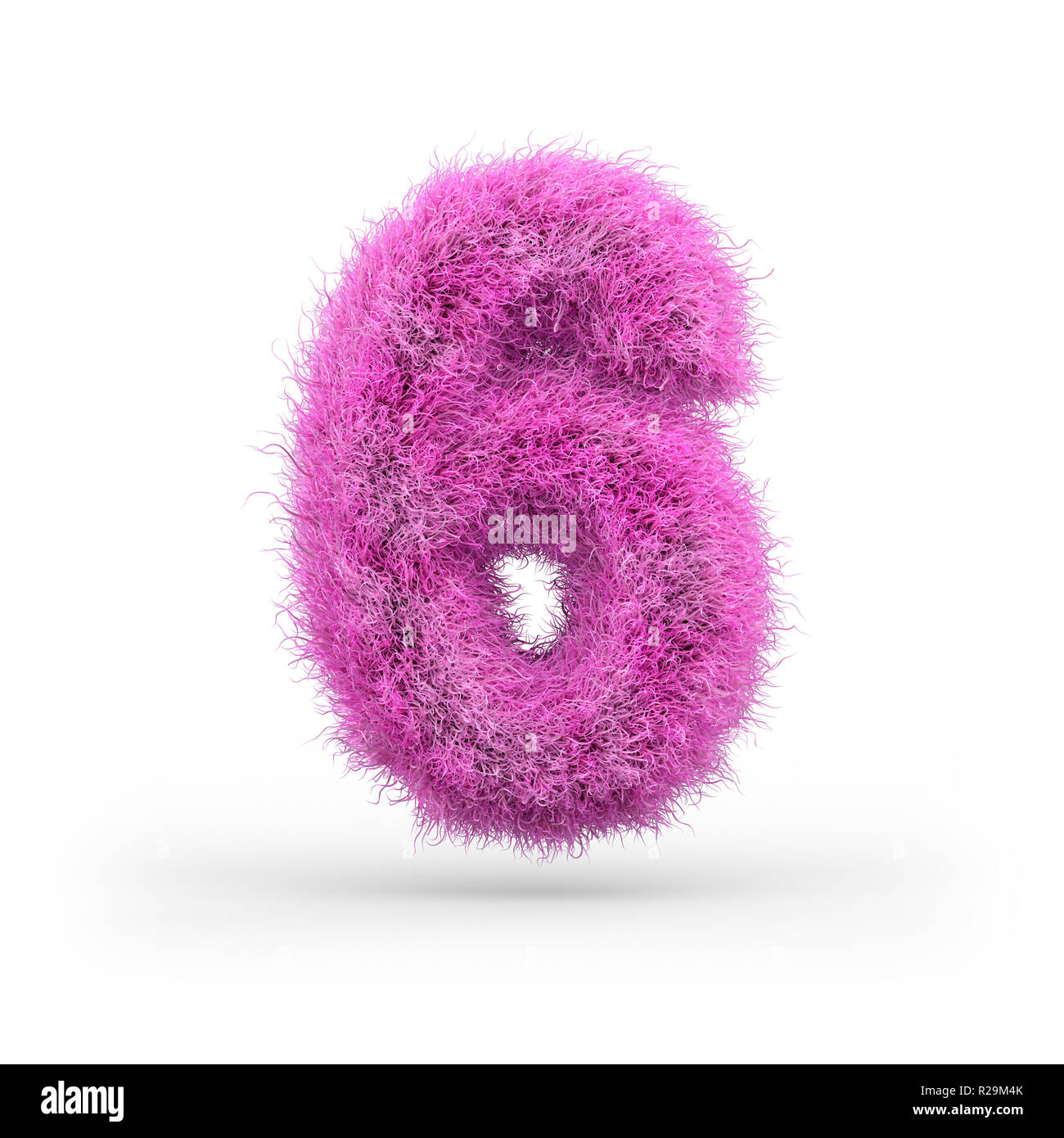 Uppercase fluffy and furry font made of fur texture for poster printing ...