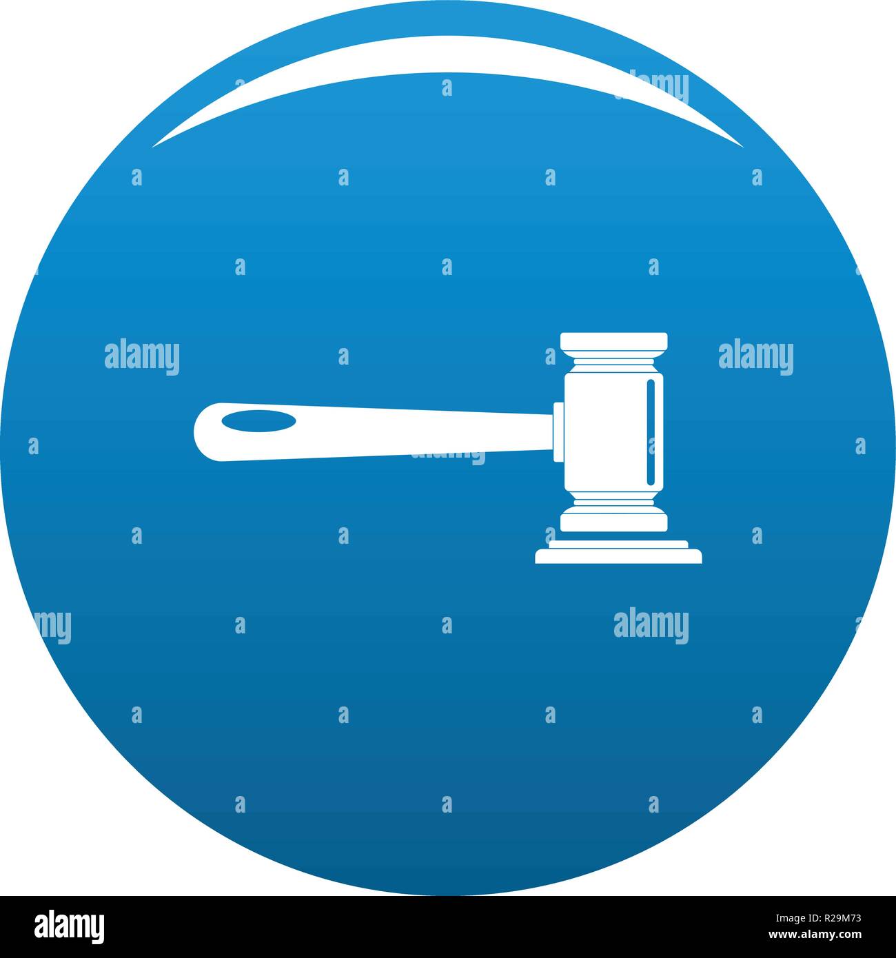 Justice icon. Simple illustration of justice vector icon for any design ...