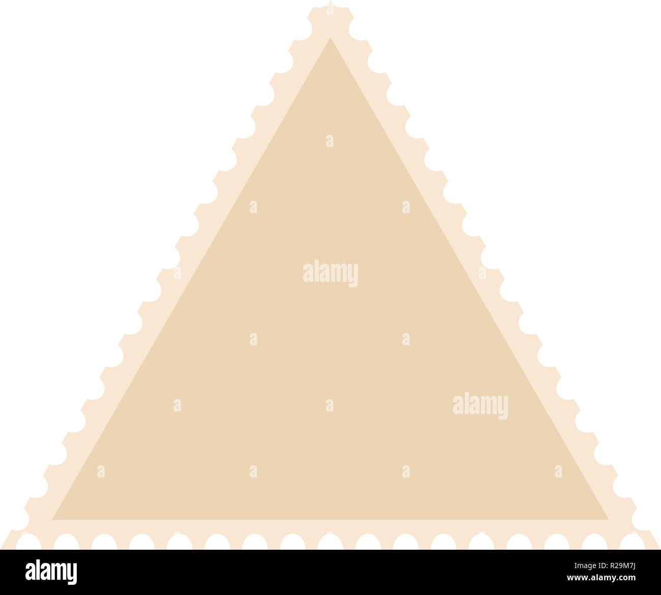Small postage stamp icon. Flat illustration of small postage stamp ...