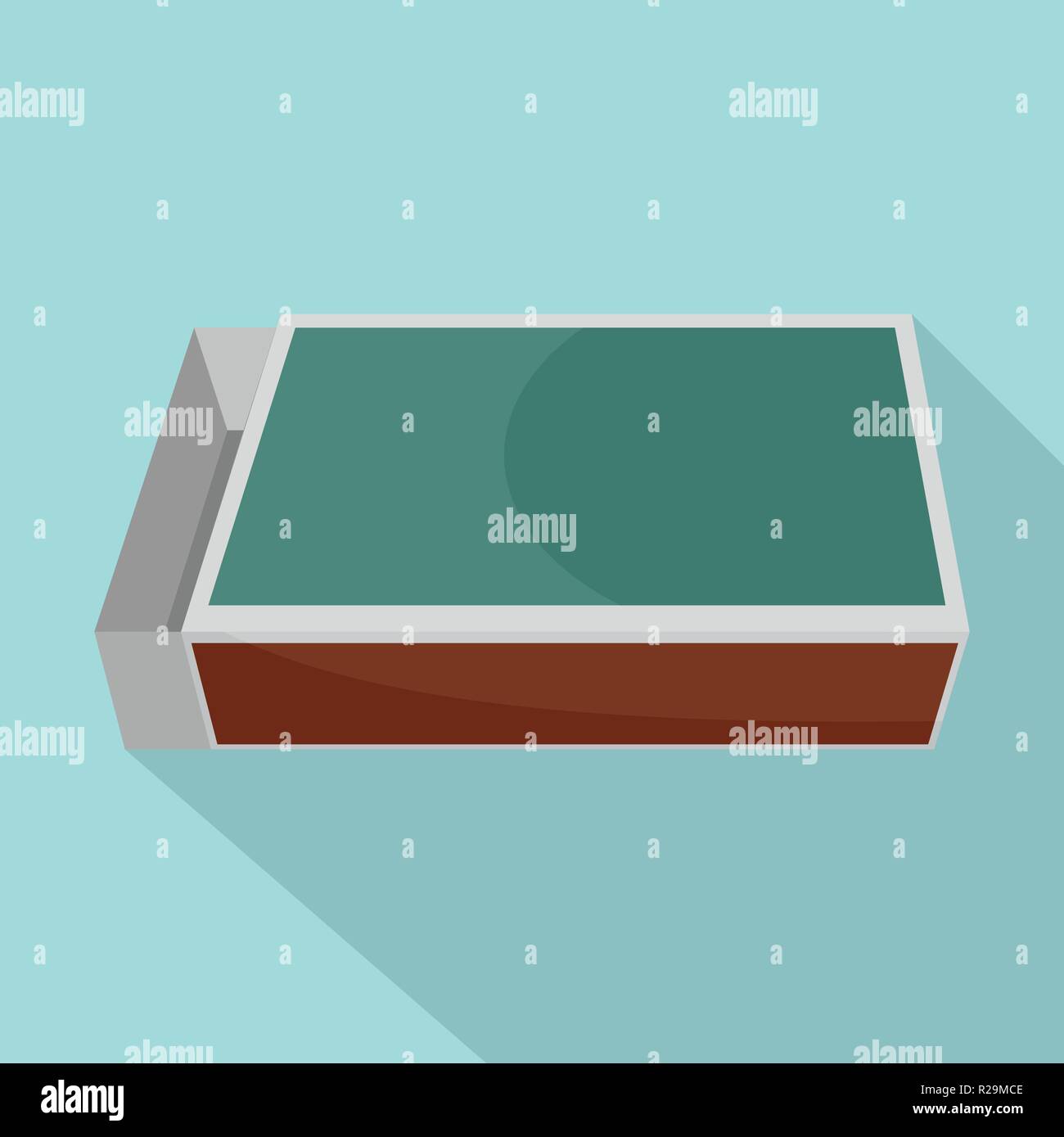 Matches box icon. Flat illustration of matches box vector icon for web ...