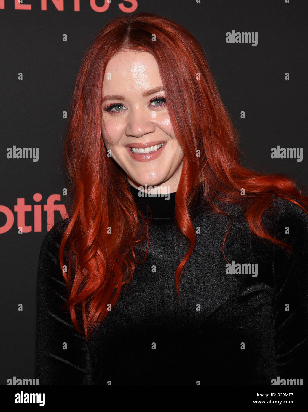 Caroline Ailin attends the Spotify's Secret Genius Awards Hosted By NE ...