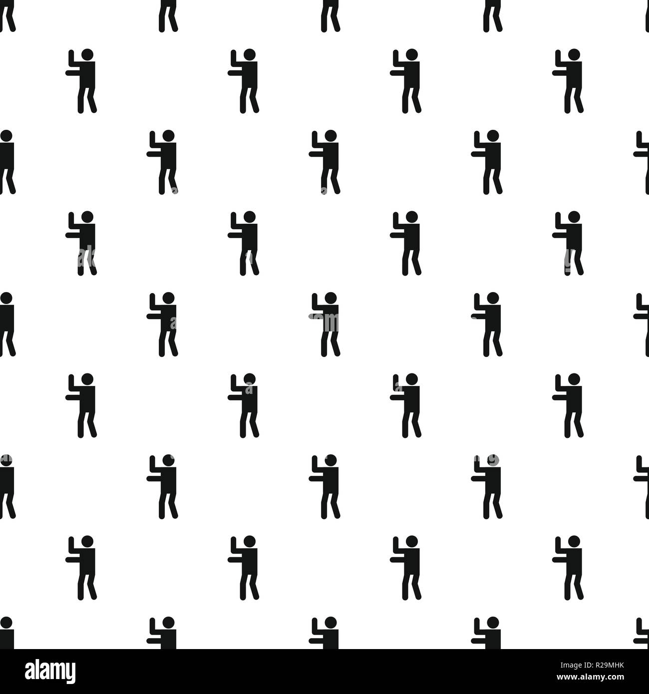 Stick figure stickman pattern vector seamless repeating for any web ...
