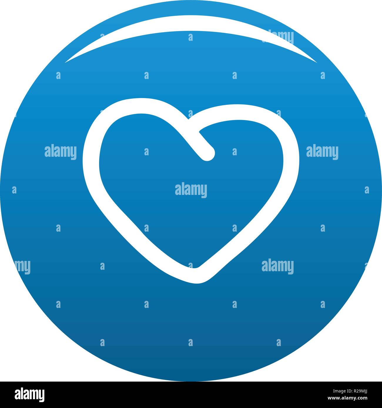 Big heart icon. Simple illustration of big heart vector icon for any ...