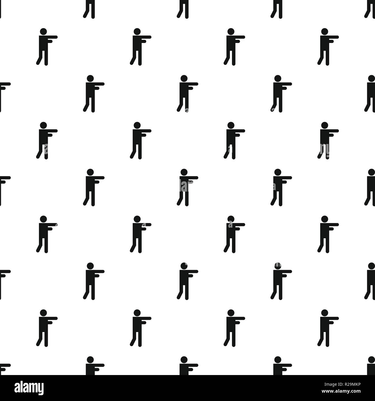Stick figure stickman pattern vector seamless repeating for any web ...