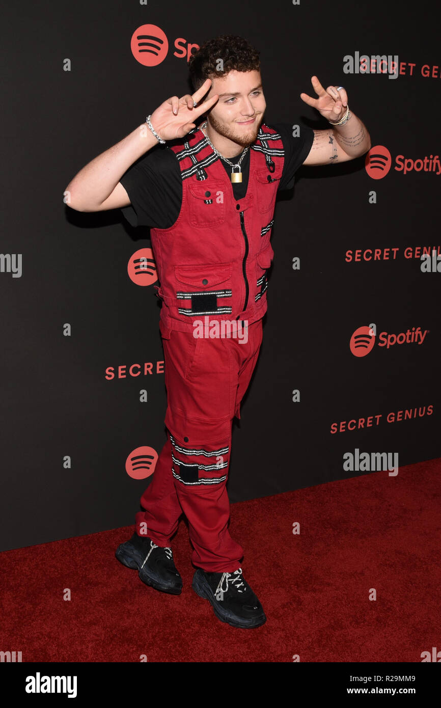 Bazzi attends the Spotify's Secret Genius Awards Hosted By NE-YO at The ...