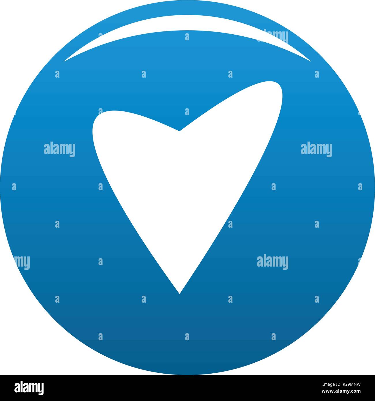 Gentle heart icon. Simple illustration of gentle heart vector icon for ...