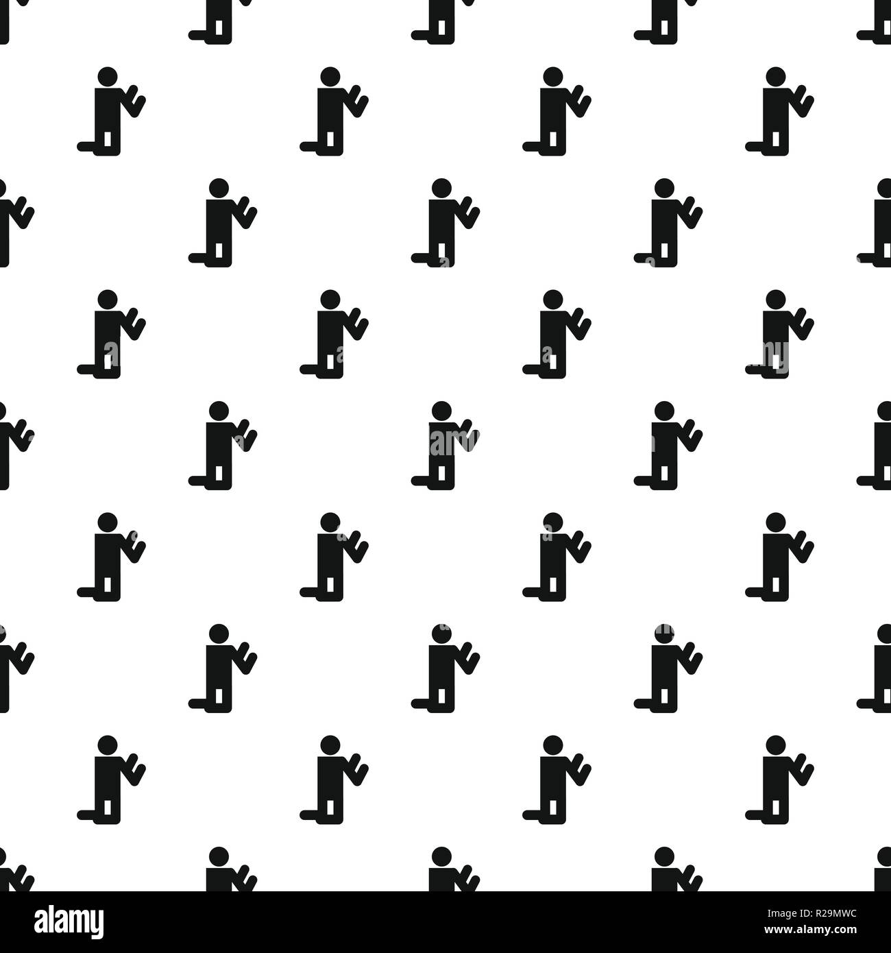 Stick figure stickman pattern vector seamless repeating for any web ...
