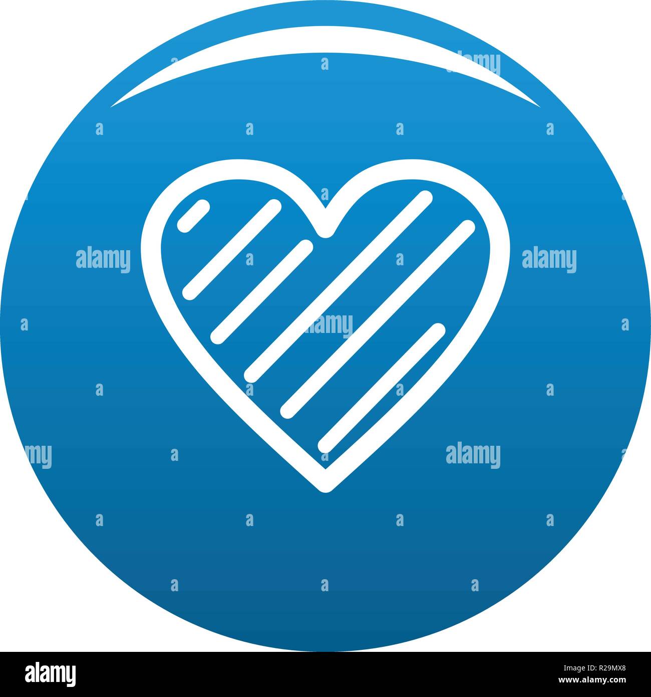 Simple heart icon. Simple illustration of simple heart vector icon for ...