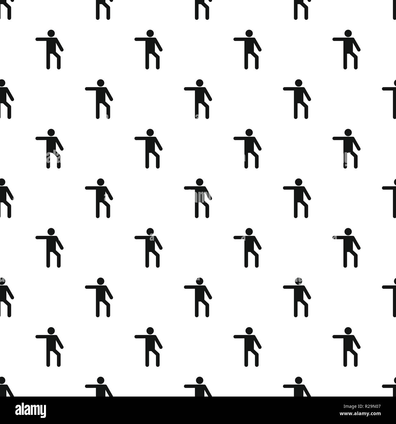 Stick figure stickman pattern vector seamless repeating for any web ...