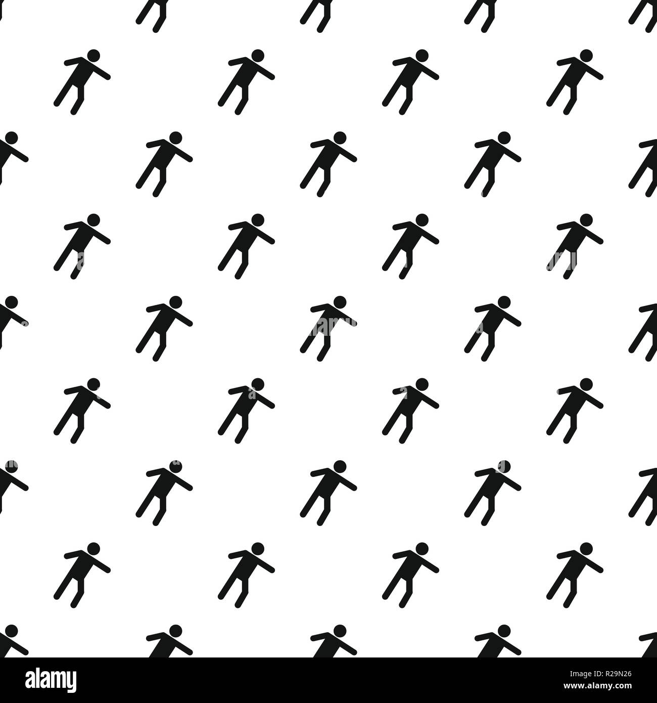 Stick figure stickman pattern vector seamless repeating for any web ...