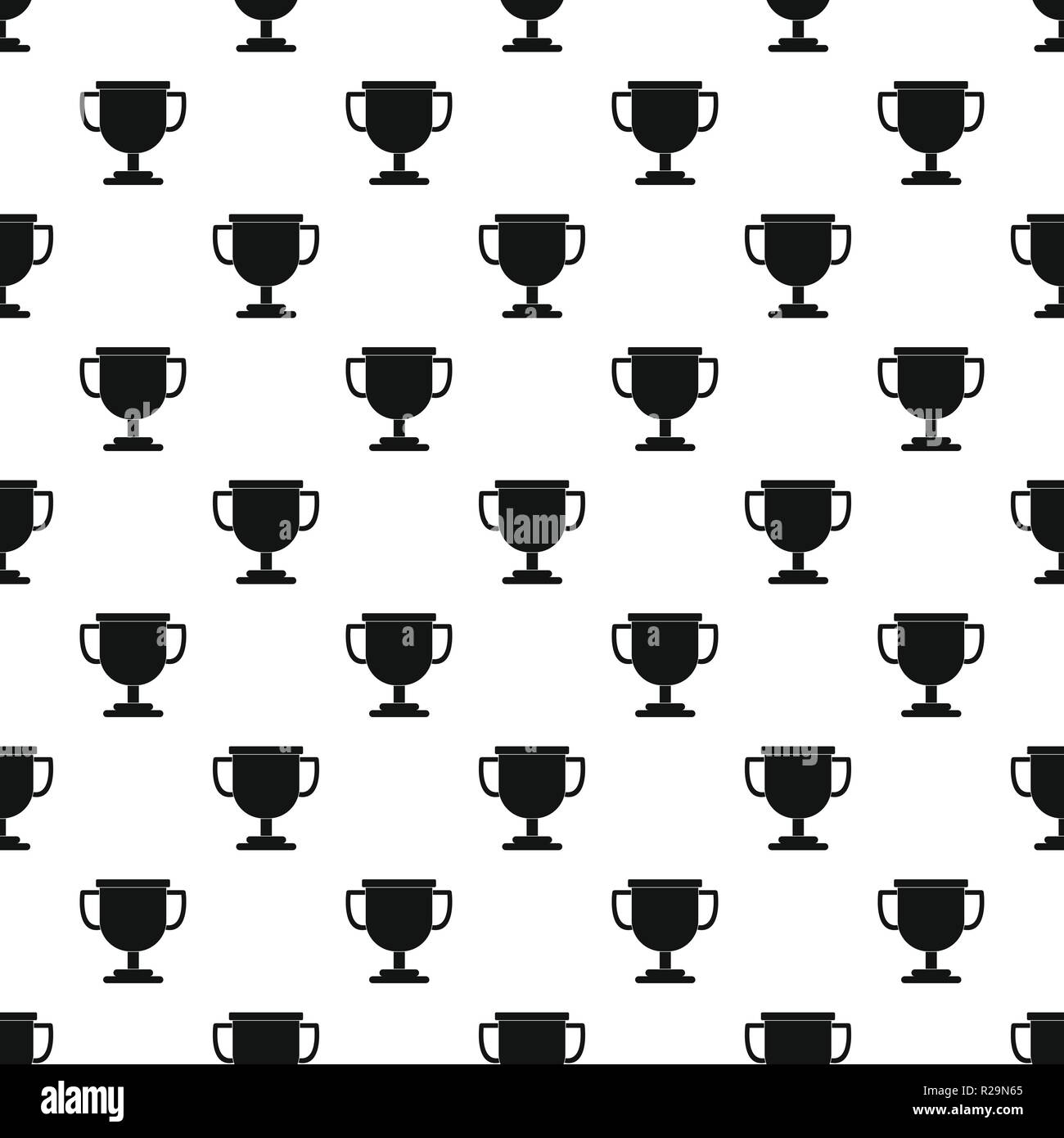 Cup award pattern vector seamless repeating for any web design Stock ...