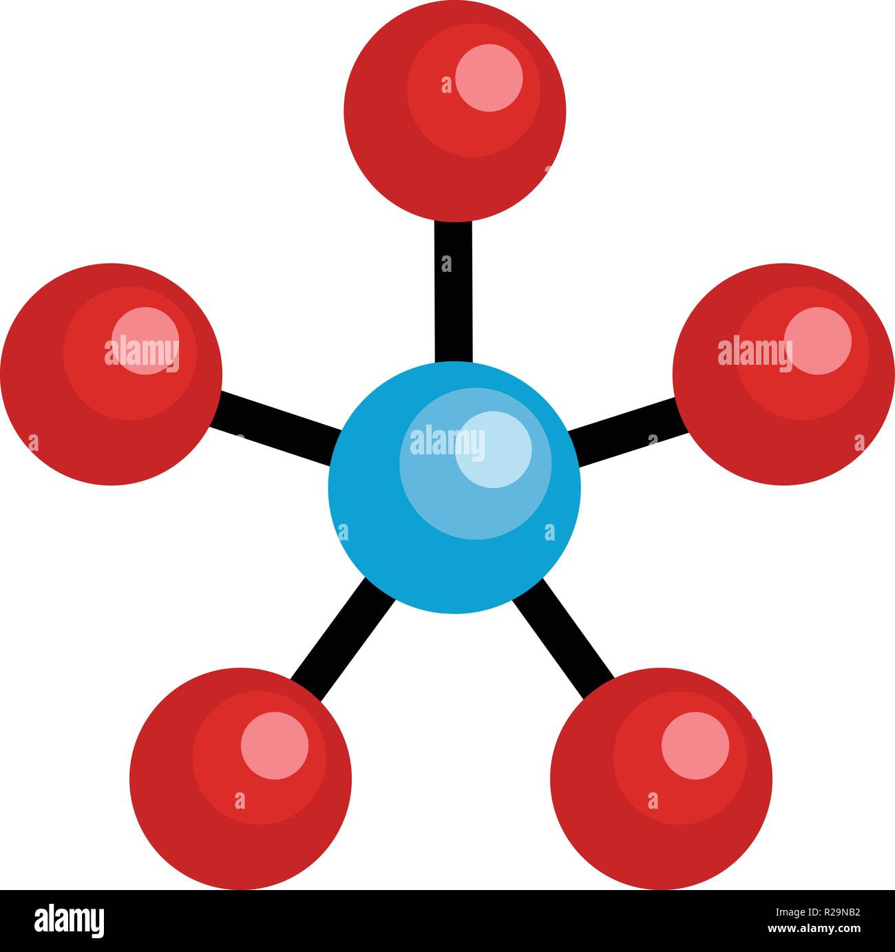 Round grid icon. Flat illustration of round grid vector icon for web ...