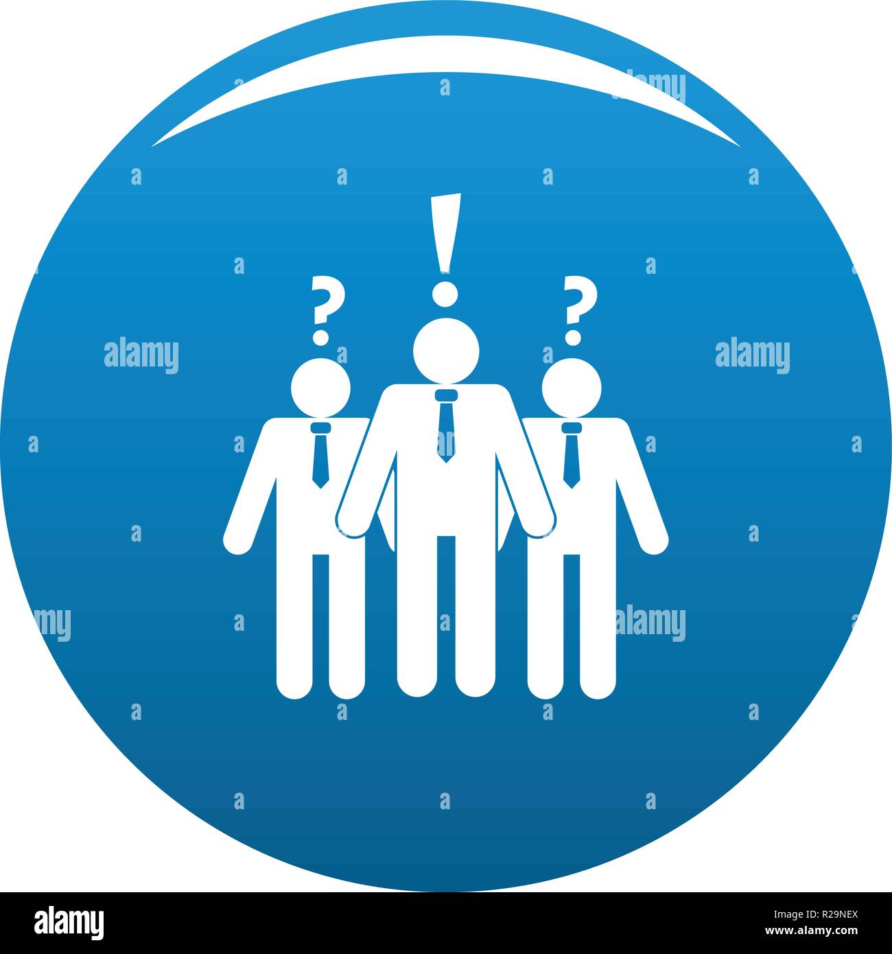 Asking teamwork icon. Simple illustration of asking teamwork vector ...