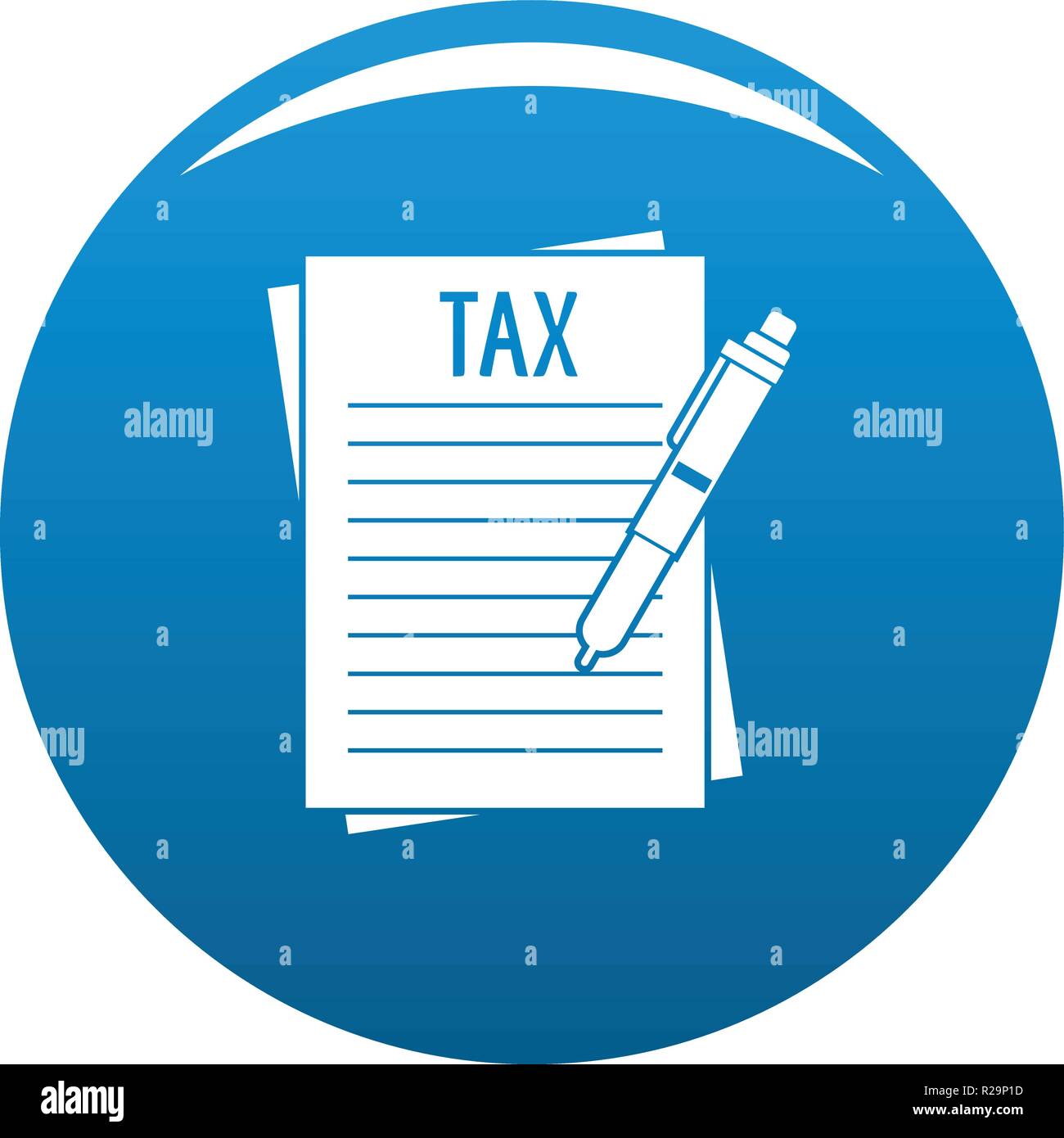 Income declaration icon. Simple illustration of income declaration ...