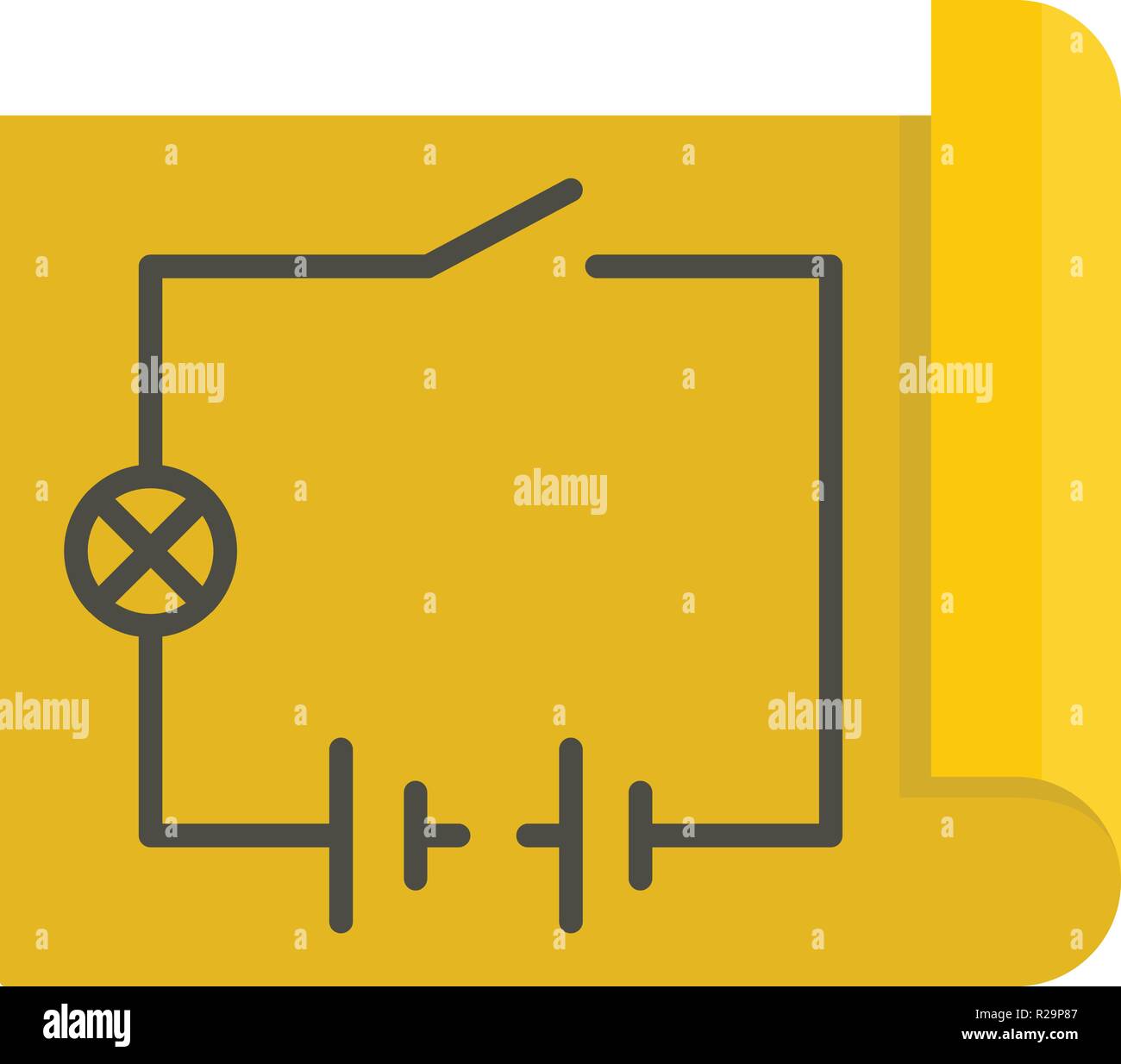Circuit icon. Flat illustration of circuit vector icon for web Stock ...