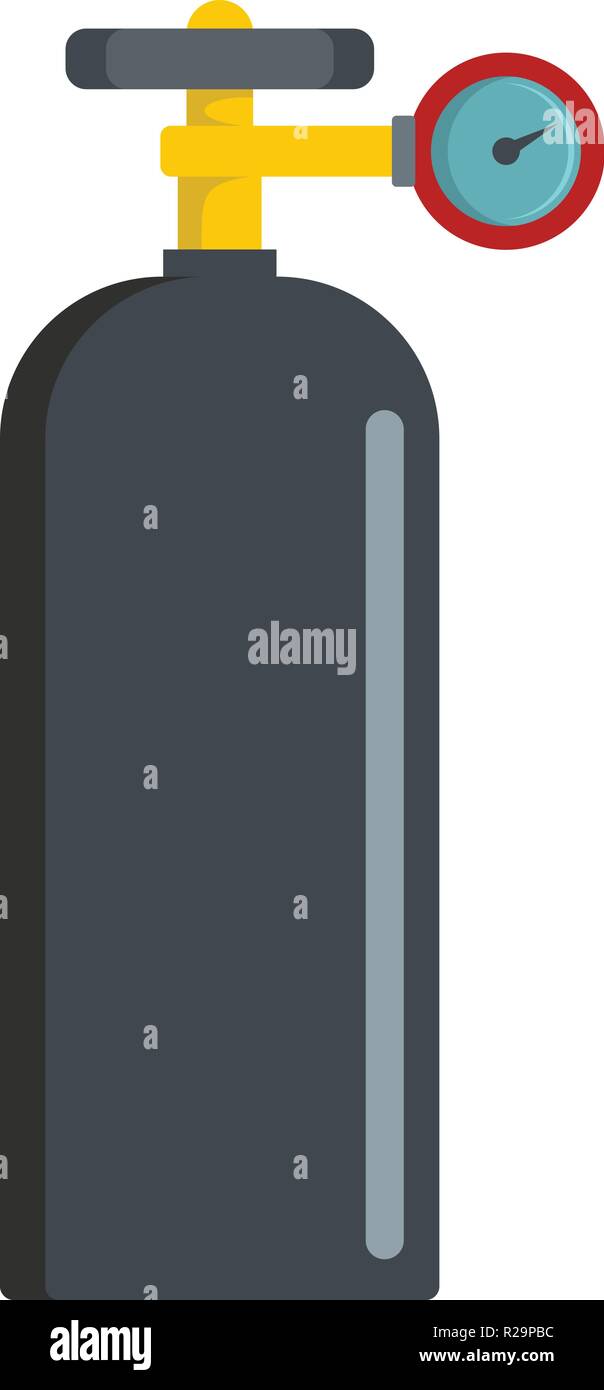 Gas balloon icon. Flat illustration of gas balloon vector icon for web ...