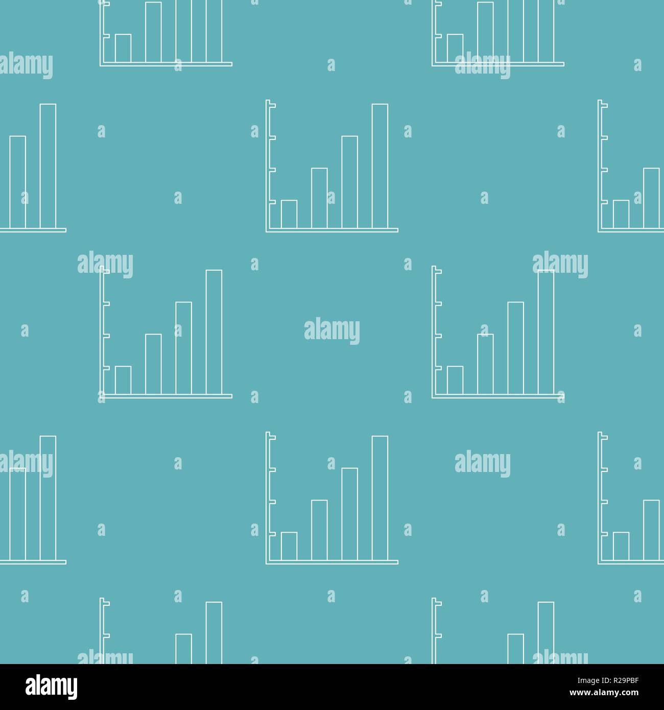 Finance chart pattern vector seamless repeating for any web design ...