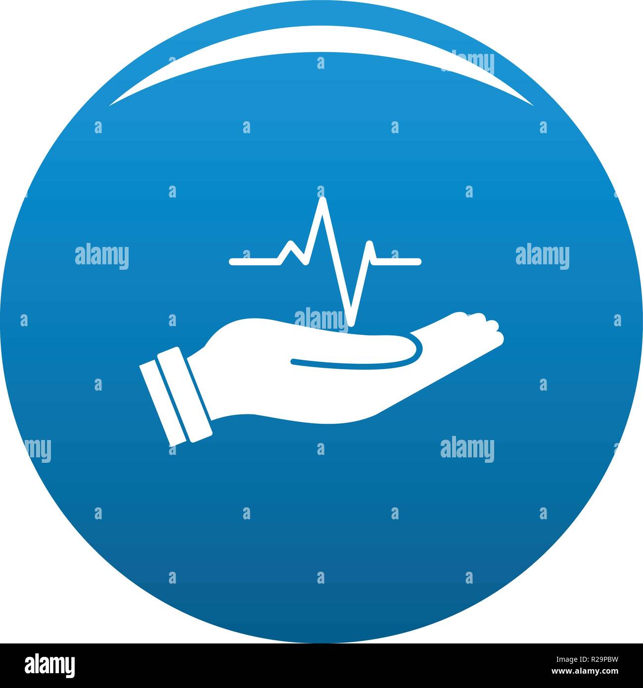 Heartbeat icon. Simple illustration of heartbeat vector icon for any ...